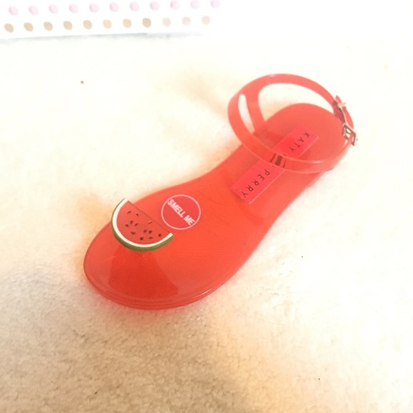 Katy Perry Collections | Shoes | New Katy Perry Watermelon Jelly Flip ...